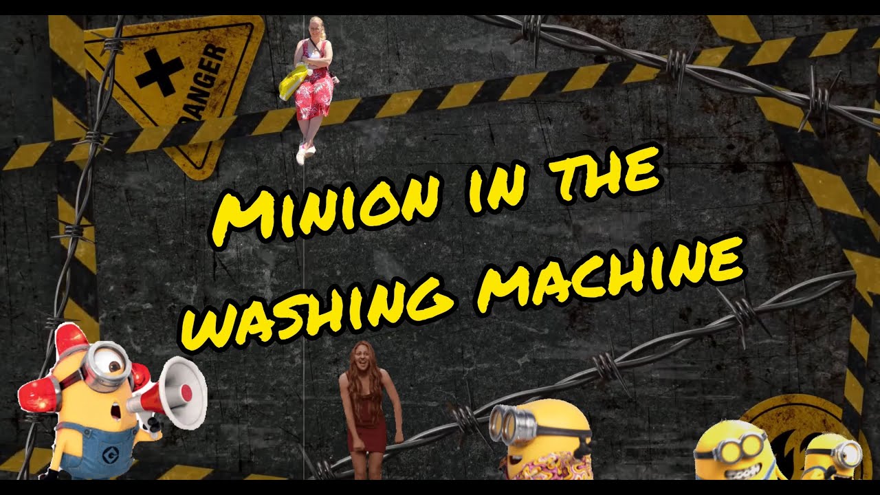 Minion in washing machine by Boukje de Lang haha 🛁🧼😂 - YouTube