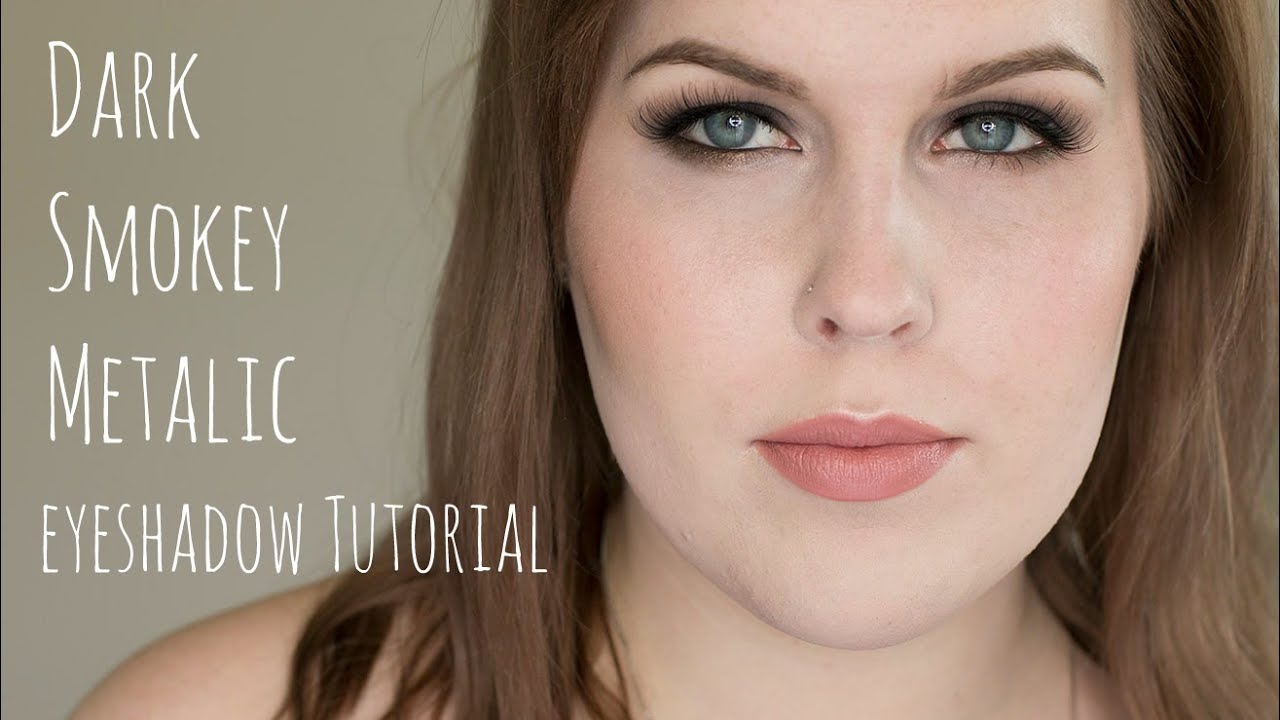 Dark Smokey Metallic Eyeshadow Tutorial - YouTube