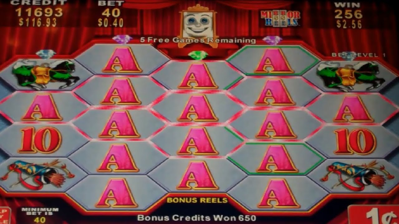 Exotic Warrior Slot Machine Bonus + Retrigger - Mirror Reels Feature ...