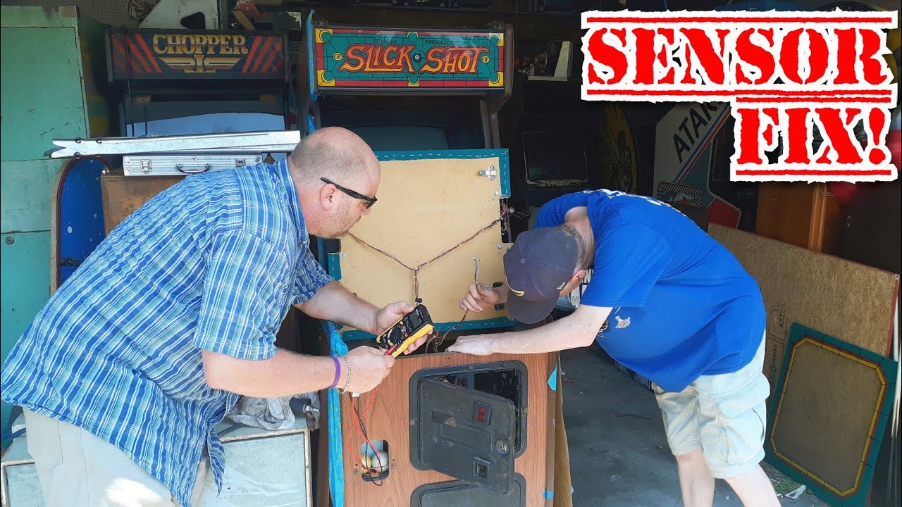 SLICK SHOT Arcade Game: Playfield Sensor Repair - YouTube