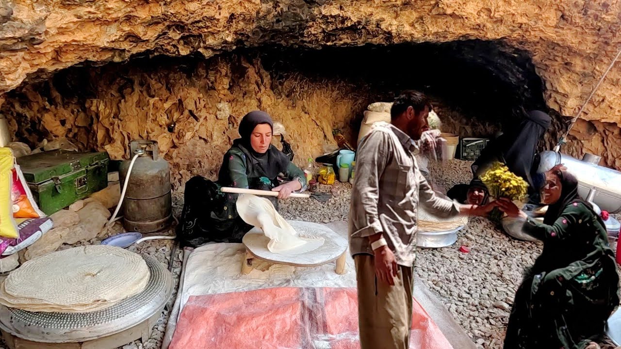 From Atabak's Love Gift🌹👩‍ ️‍👨to Shahin to Baking Local Bread - YouTube