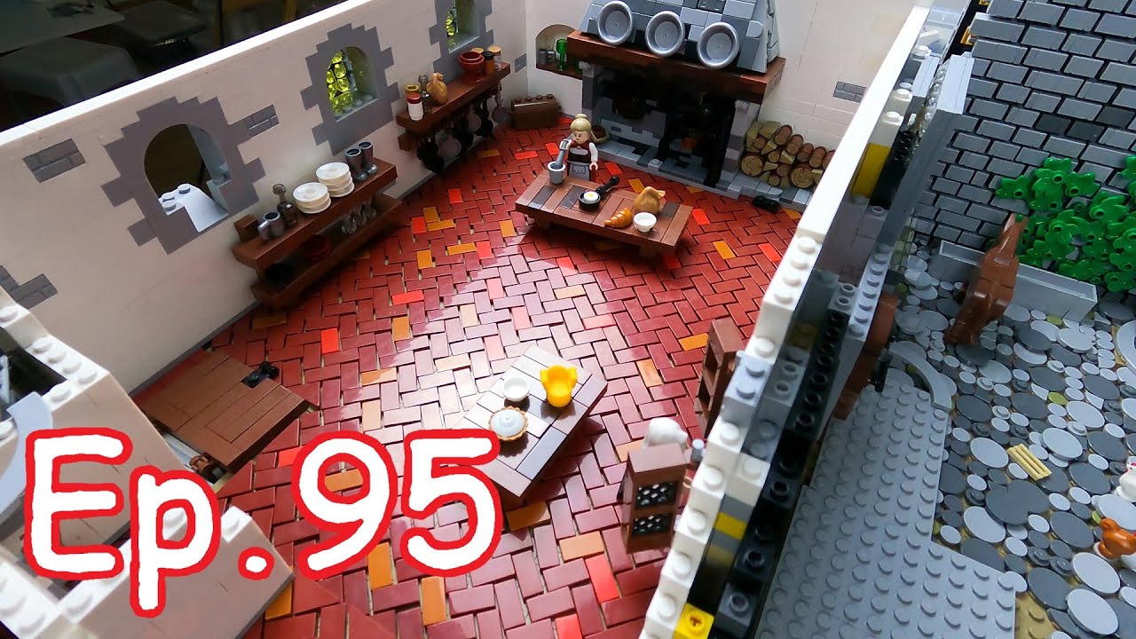 How I build a LEGO castle MOC from scratch: Episode 95 - Burgküche VII ...