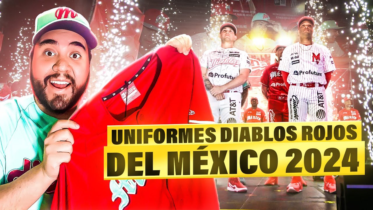 Presentación de UNIFORMES DIABLOS ROJOS DEL MÉXICO 2024 - YouTube