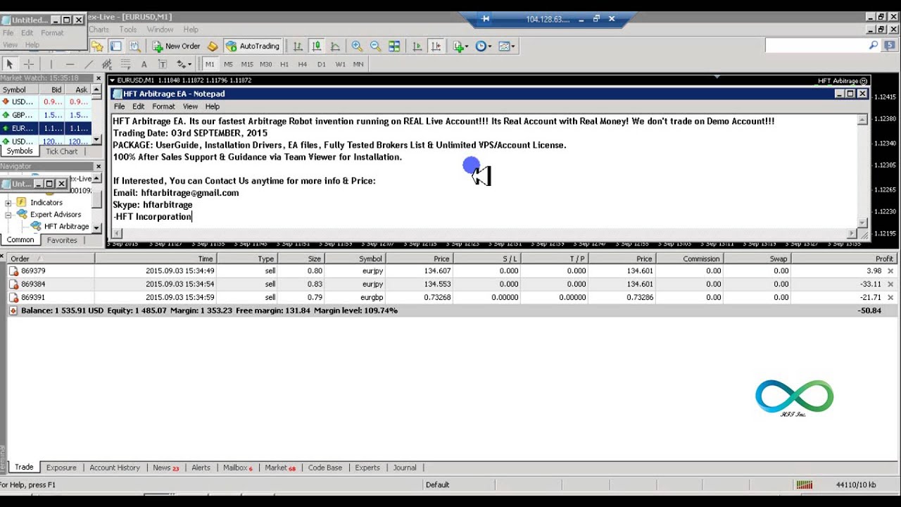 FX Arbitrage ROBOT EA Real A/C 100% Profit within 5 minutes - NO LOSS ...