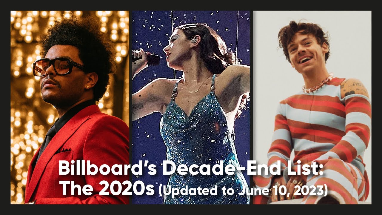Billboard's 2020s Decade-End List (Updated to: 06/10/2023) - YouTube