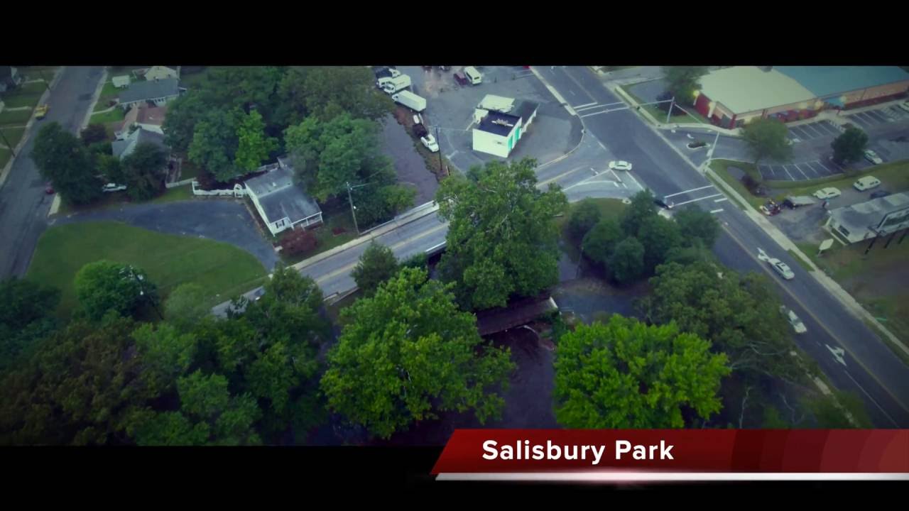 Storm Flooding Downtown Salisbury - YouTube
