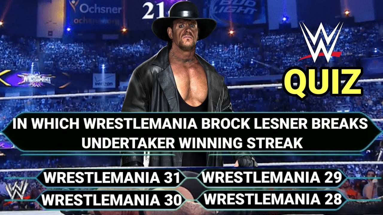 WWE QUIZ - REAL WWE FANS CAN GIVE THIS ANSWER | WRESTLEMANIA QUIZ ...