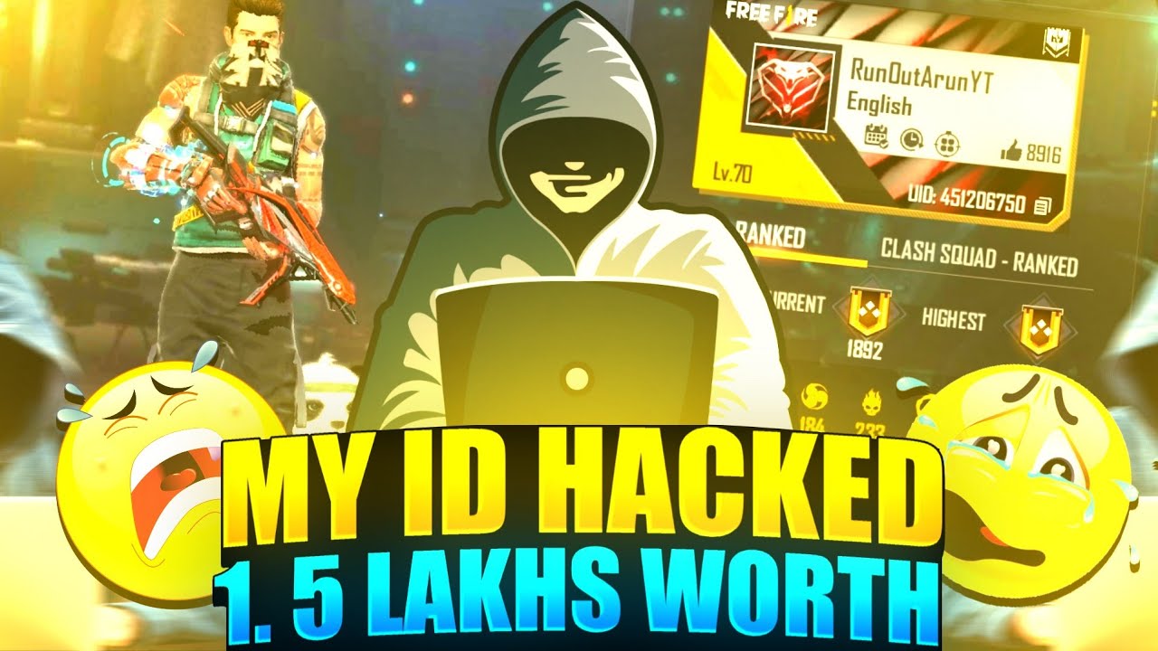 MY ID HACKED LIVE PROOF || 1.5 LAKHS WORTH ID|| RUN GAMING ID HACKED ...
