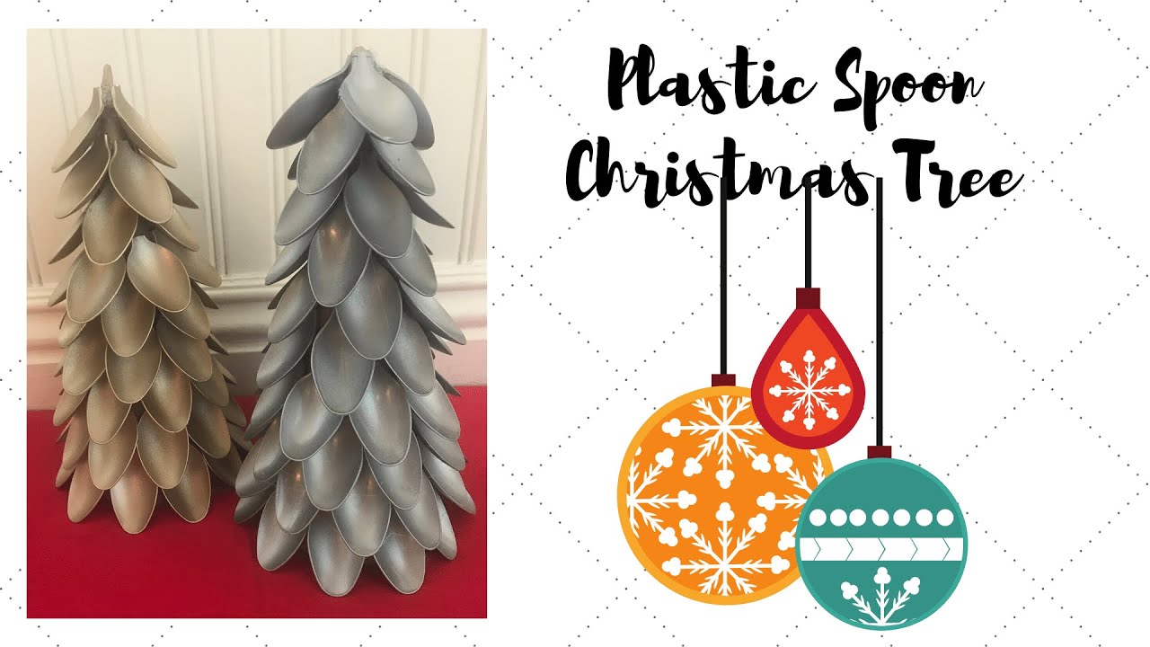 Plastic Spoon Christmas Tree - YouTube