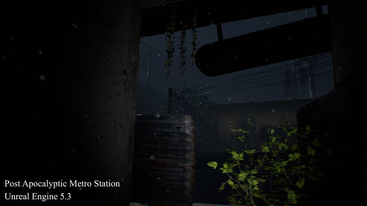 Post Apocalyptic Metro Station (#1) | Unreal Engine 5 | - YouTube