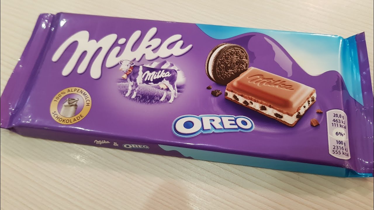 Milka Oreo Table Chocolate Unboxing Product Opening - YouTube