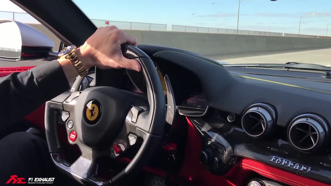 Ferrari F12 VS Ferrari 488 GTB W/ Fi Exhaust - Meet in the street ...