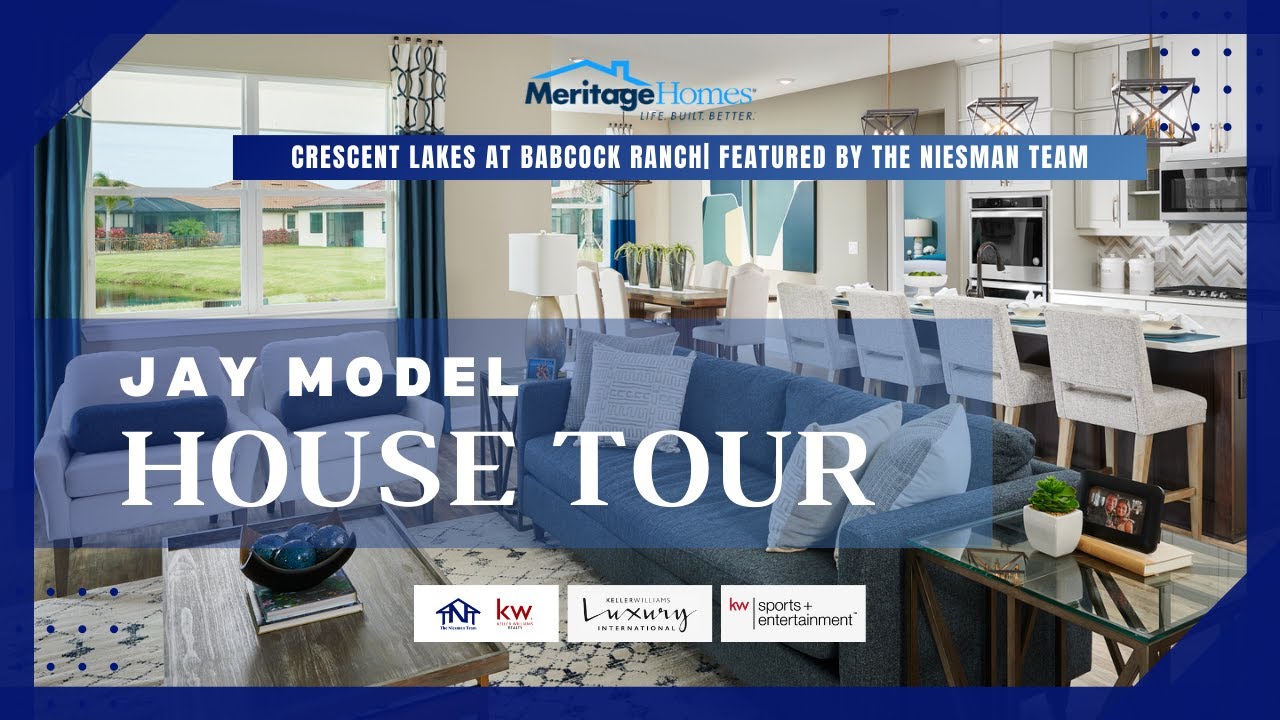 Jay Model NEW HOME Tour at Crescent Lakes || Babcock Ranch FL - YouTube