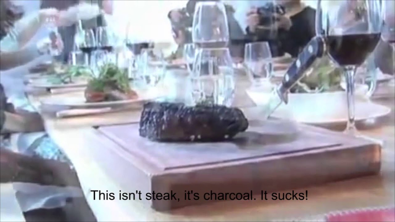 Gordon Ramsay burns Hitler's steak - YouTube