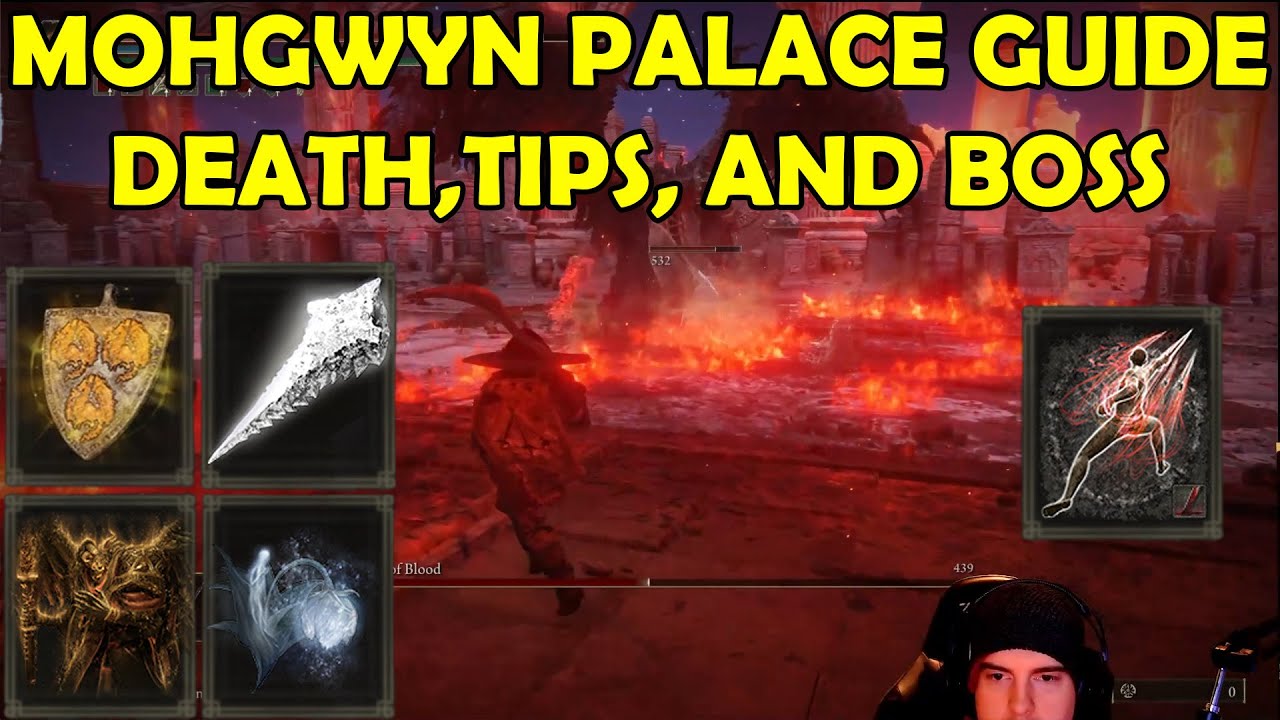 MOHGWYN PALACE GUIDE, MOHG, LORD OF BLOOD, DEATH, TIPS, AND BOSS(ELDEN ...