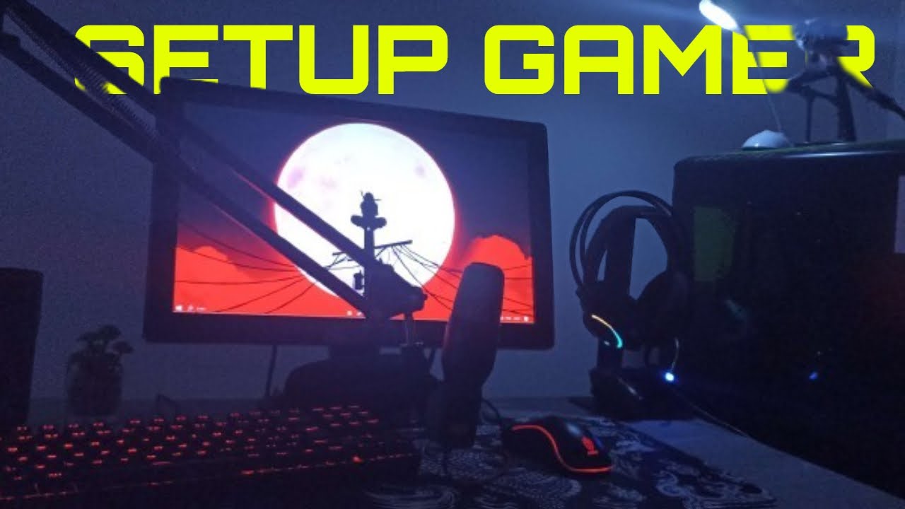 Meu SETUP GAMER simples e muito lindo 2024 - YouTube