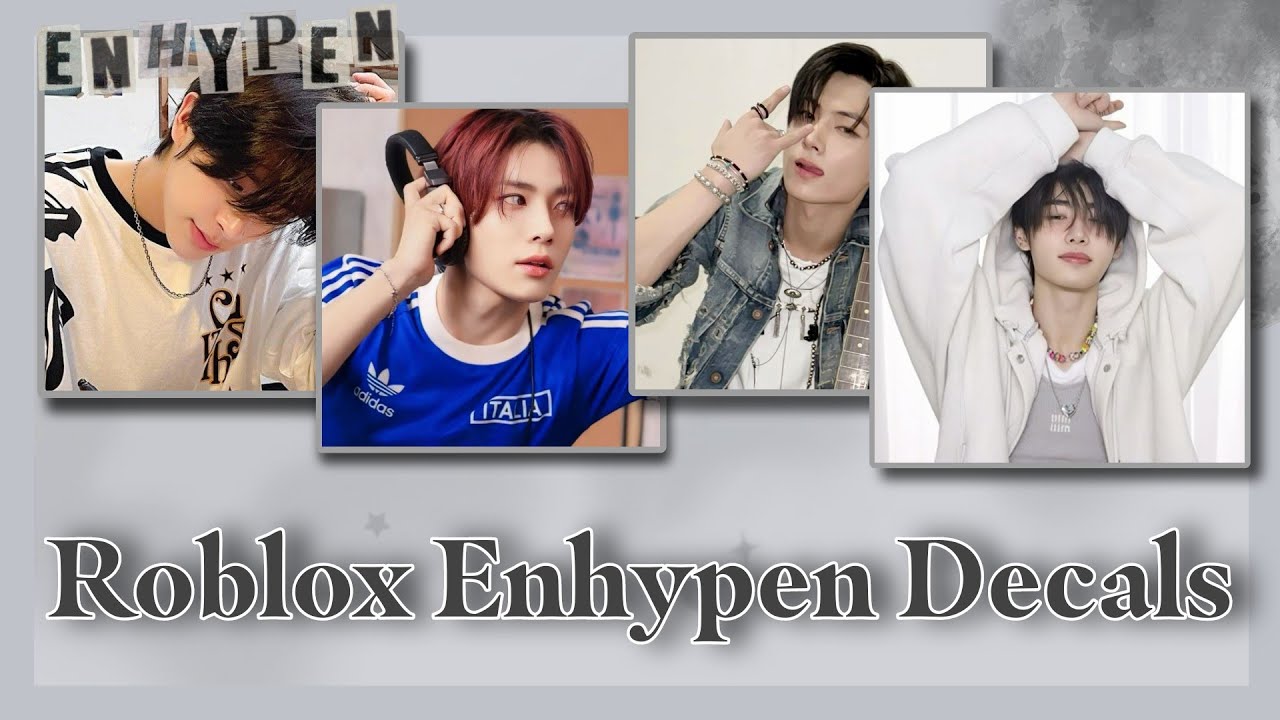 ROBLOX || Bloxburg & Royale High ~ Enhypen Decals Ids - YouTube