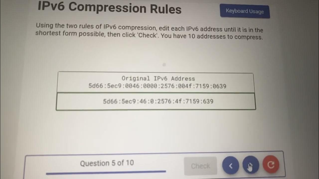 IPv6 compression Rules | Coursera Week 6 assessment | The Bits and ...