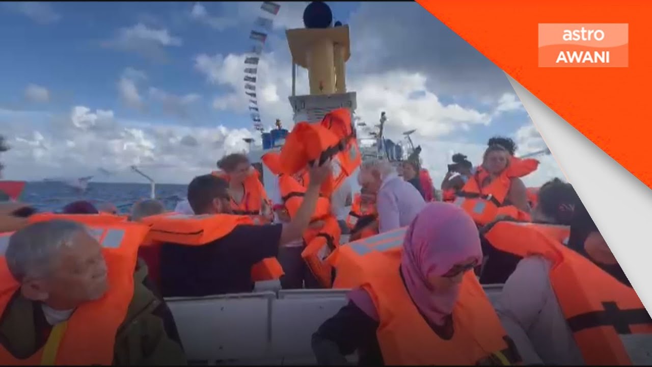 Freedom Flotilla dijangka tiba Gaza 3-4 hari lagi - YouTube