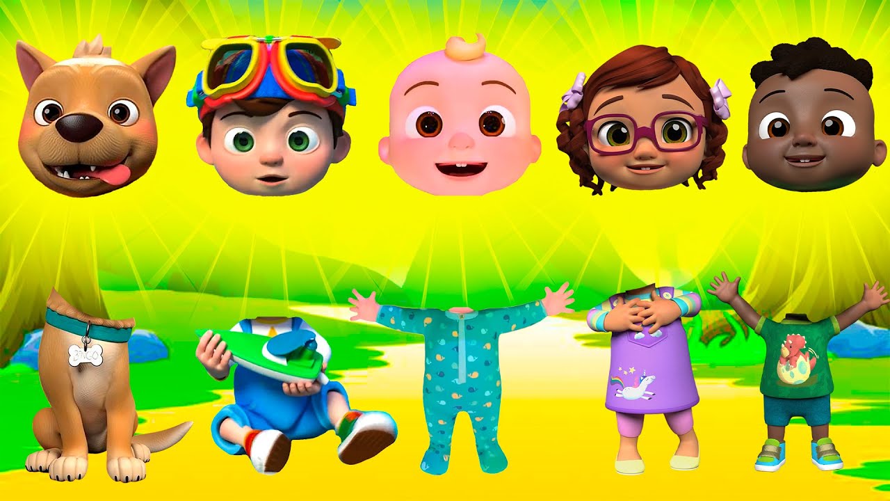 Cocomelon | Match The Head | Animated Video With Cocomelon - YouTube