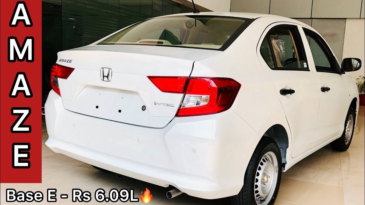base मॉडल हो तो ऐसा | Honda amaze e petrol 2022 ️👌 ₹6.09 lakh | honda ...