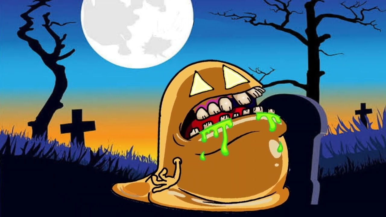 Halloween pumpkin hypnotized squid doll game becomes a ferocious ...