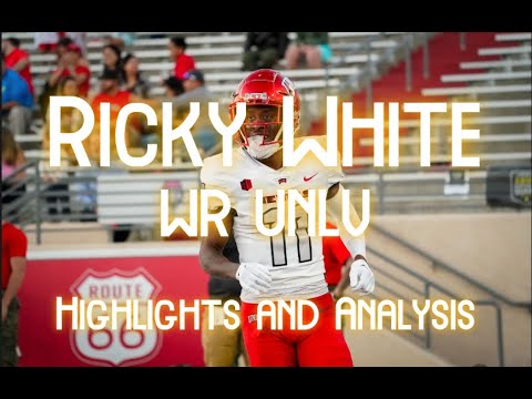 Sneakiest Upside in the 2025 NFL Draft?? || Ricky White WR UNLV - YouTube