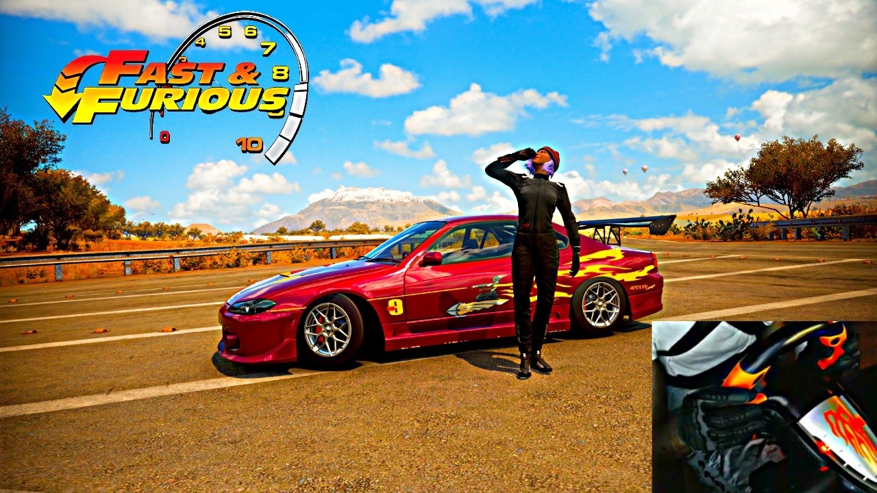 DRIVING LETTY 1000 HP FAST AND FURIOUS SILVIA SPEC-R I FH5 STEERING ...