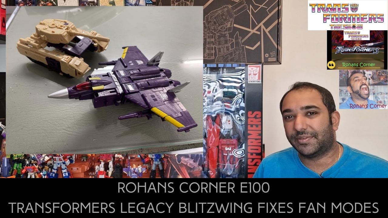 Rohans Corner E100 Transformers Legacy Leader Blitzwing Toy Review ...