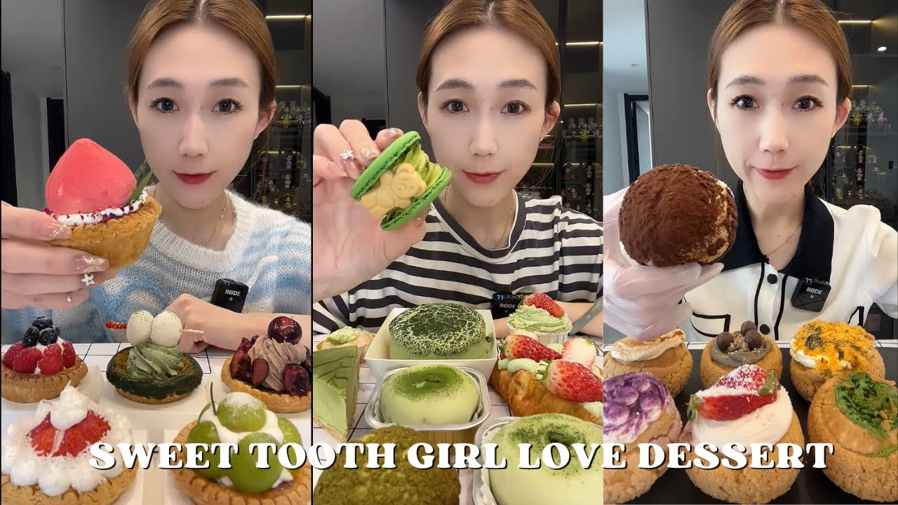 디저트 먹방 - Dessert Eating Show Ep 0002 | Soothing Sound of eating sweet ...