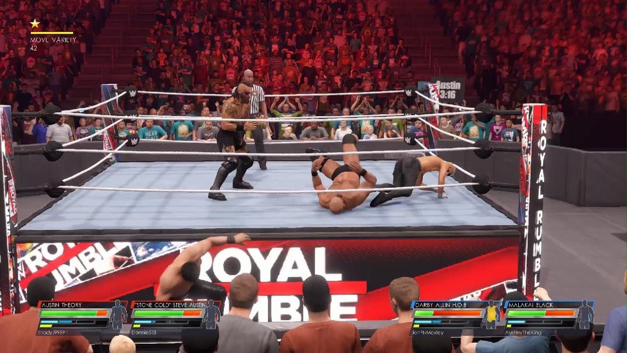 WFL Tag Team Title Match: House Of Black vs. Austin Theory & Stone Cold ...