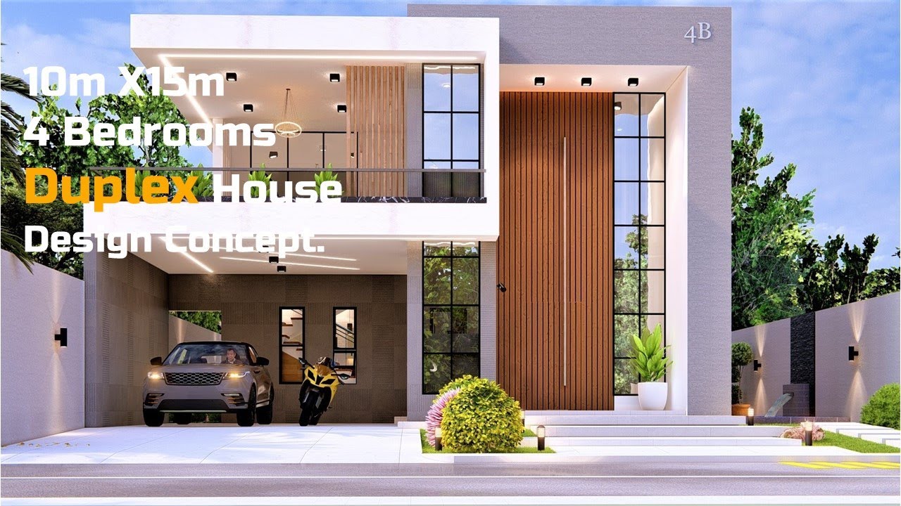 4 Bedroom Duplex House Design - YouTube