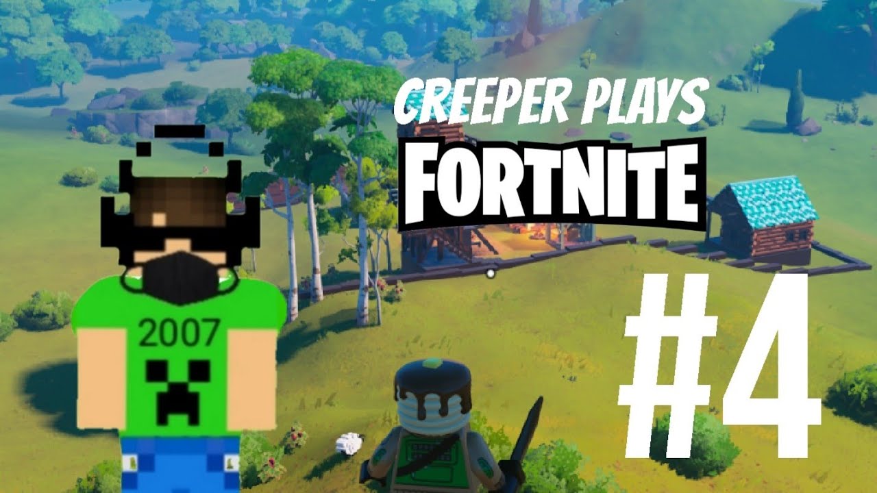 LEGO FORTNITE - Creeper plays fortnite on Xbox #4 - YouTube