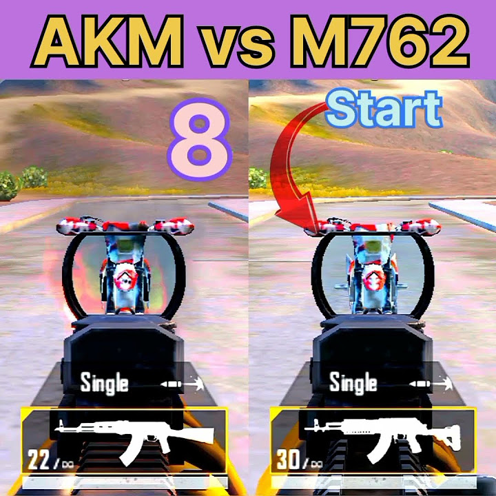 AKM vs M762 bike Damage #shorts #bgmi #car (next challenge comment) - YouTube