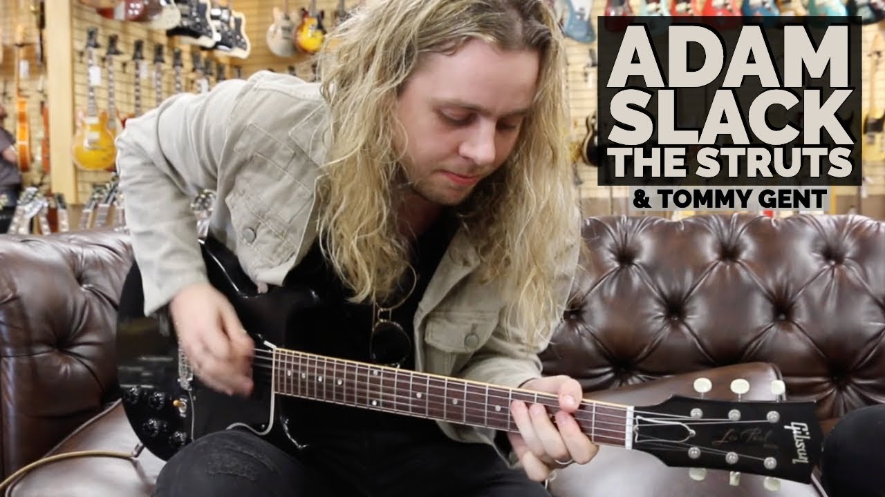 Adam Slack from The Struts with Tommy Gent | Gibson Les Paul Special ...