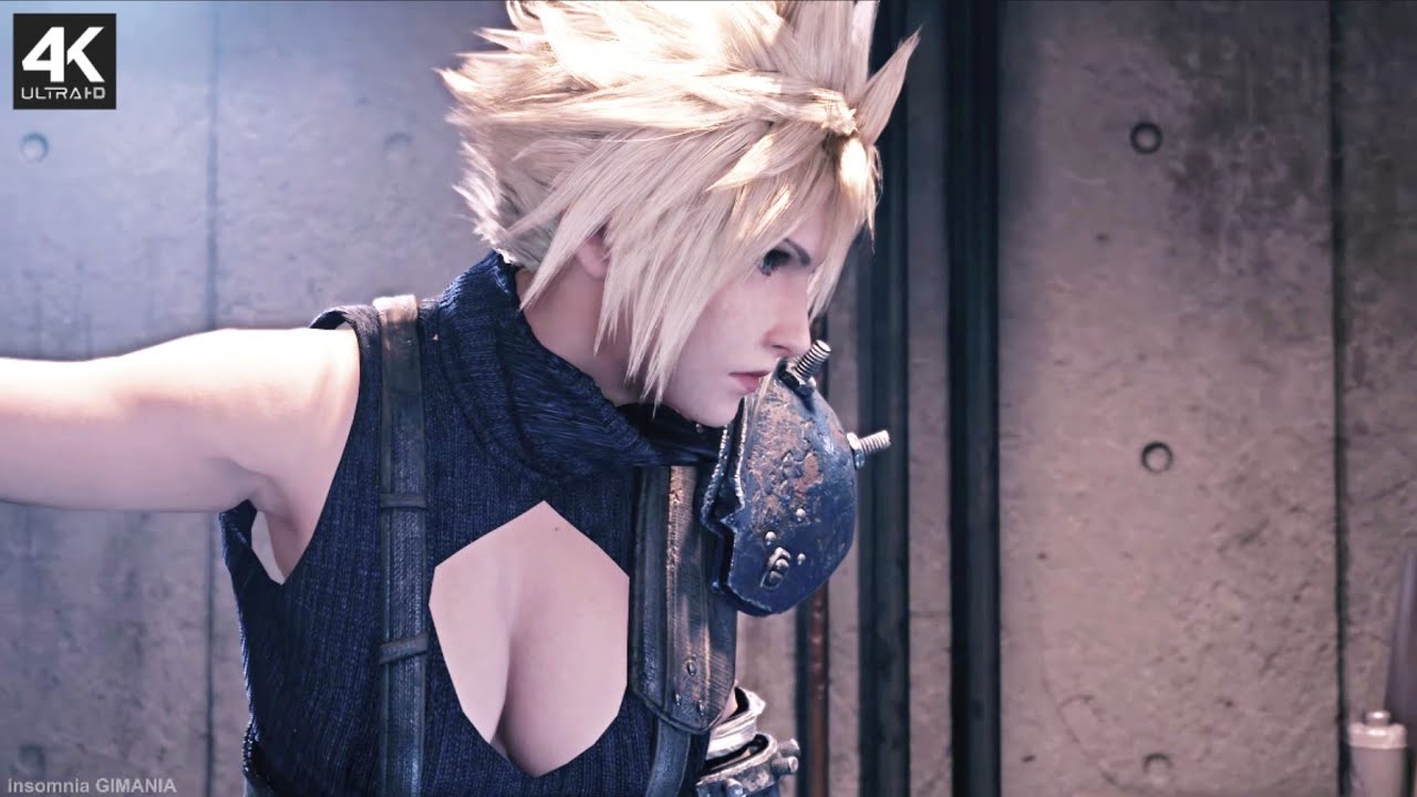 Female Cloud Animation x Beefa Tifa Gainsbro Room 4K Final Fantasy VII 7 % - YouTube