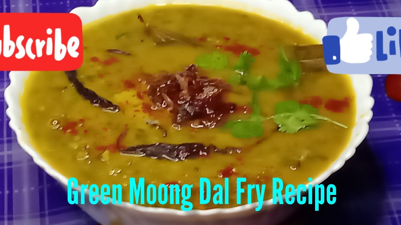 Green Moong Dal Fry Recipe By Grandma's Kitchen - YouTube