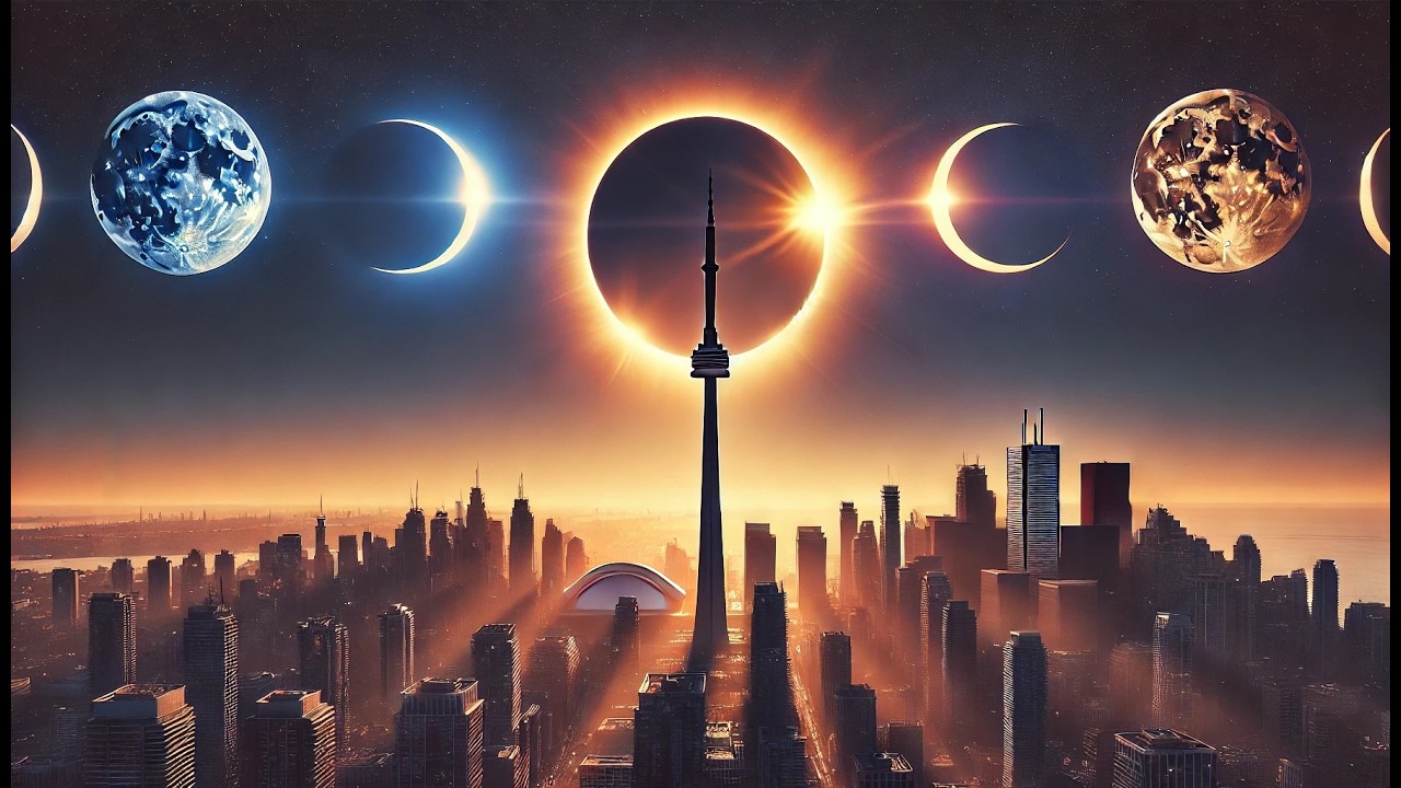 Total Solar Eclipse: Toronto, Canada (Portrait View) - YouTube