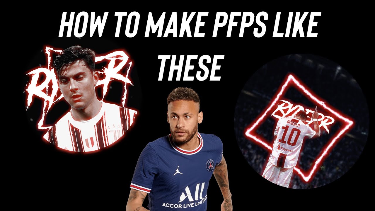 How to make football/soccer pfps - YouTube