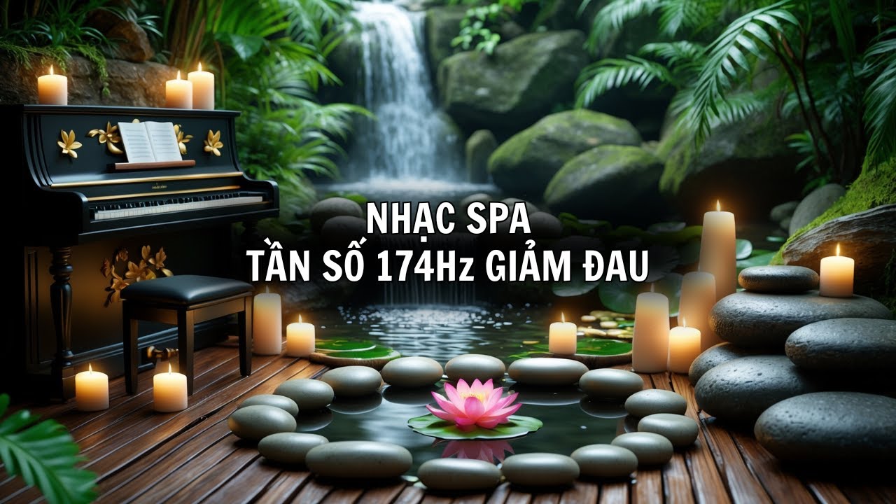 Nhạc Spa Thư Giãn Không Quảng Cáo, Tần số 174Hz: Giảm Đau, Ngủ Ngon Sâu ...