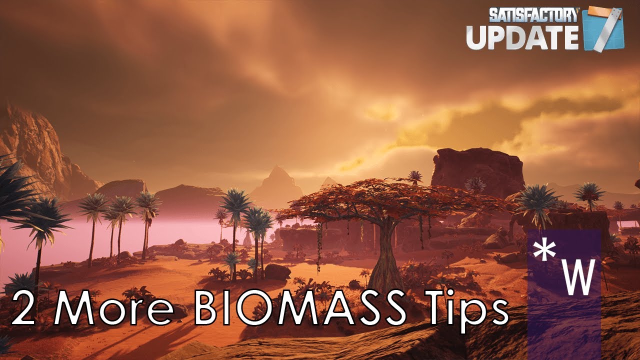 2 More Tips for LOVING the BIOMASS Phase - Satisfactory - YouTube