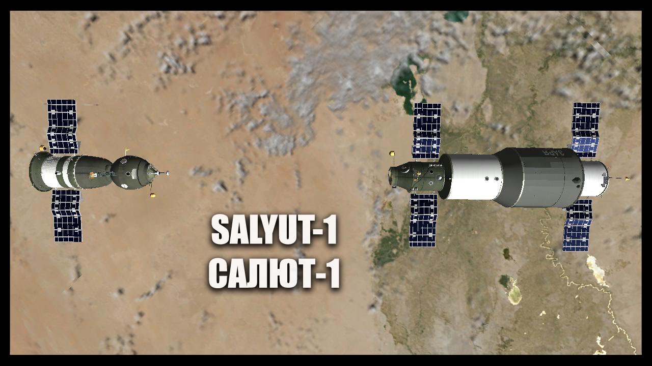 Salyut 1 - Orbiter Space Flight Simulator 2010 - YouTube