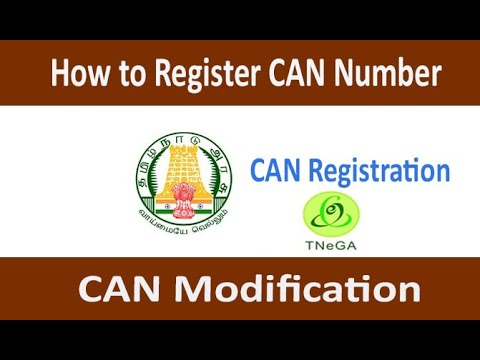 How to Register CAN Number - YouTube
