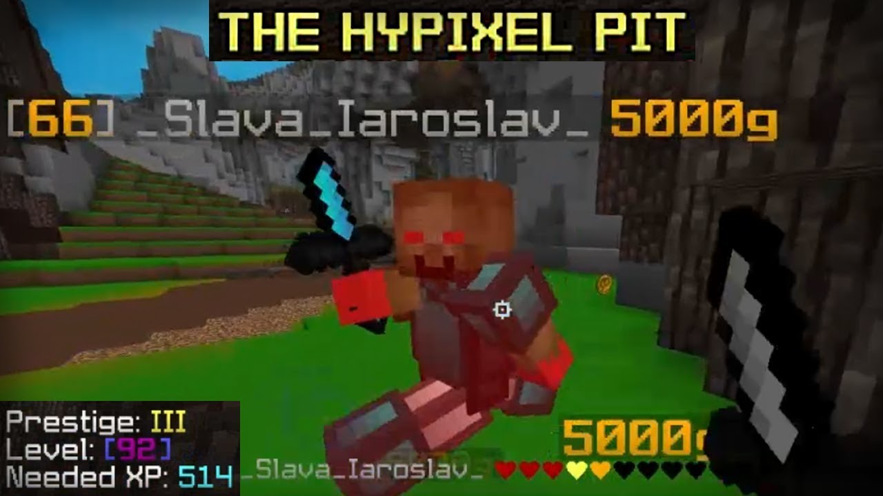 Dirty Gladiator Rage - Hypixel Pit PVP - YouTube