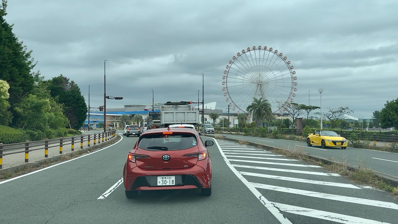 Japan Roads and Cars | Kokudo Route 23 Gamagori City, Aichi Prefecture ...