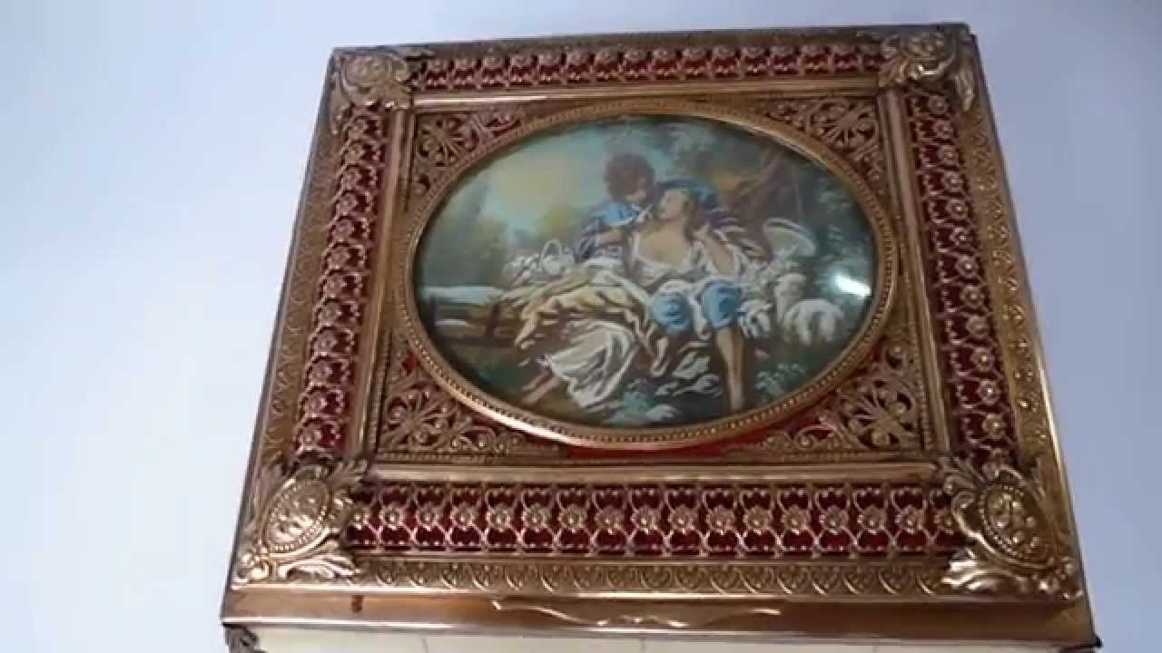 Antique Ballerina Music Box - YouTube