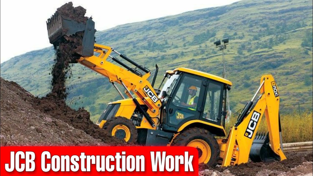 JCB Construction Work | JCB Excavator Working In Mountain | Vlogs World ...