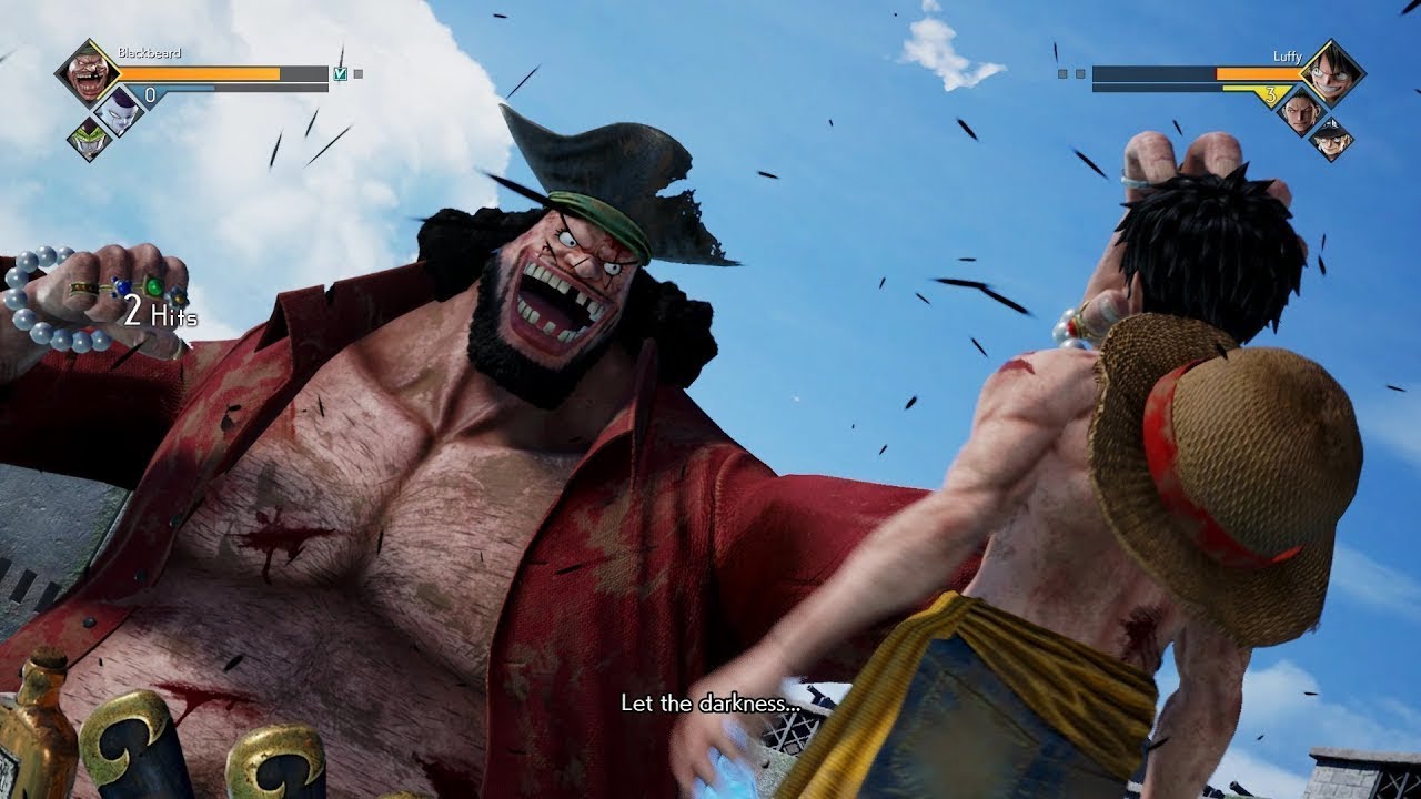 THE PIRATE CLASH LUFFY VS BLACKBEARD IN JUMP FORCE #animegame # ...