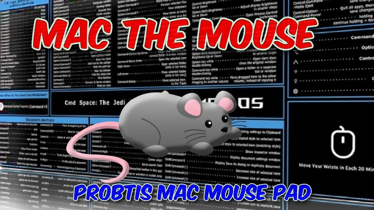 ProbTis Mac Shortcuts Mouse Pad - YouTube