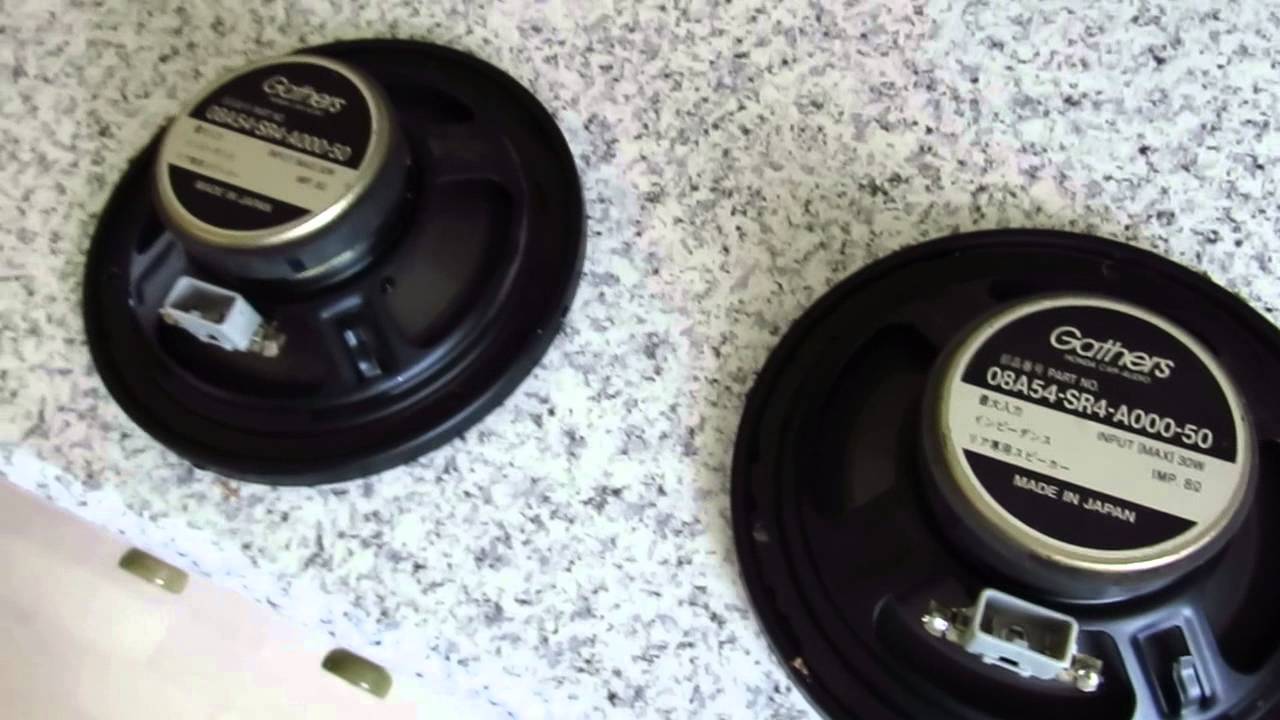 OEM Gathers Honda Speaker- Made by Pioneer! - YouTube